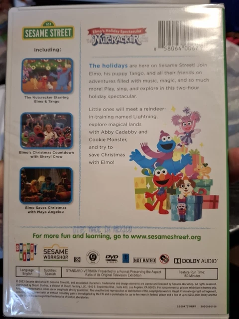 SESAME STREET: ELMO'S HOLIDAY SPECTACULAR DVD R1 US Brand New Factory ...