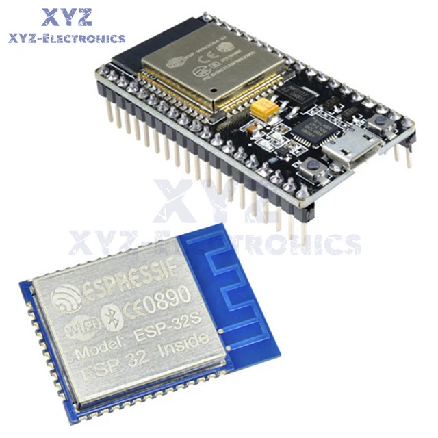 ESP32S NODEMCU 2.4GHZ CP2102 WiFi Bluetooth Development Module Dual ...