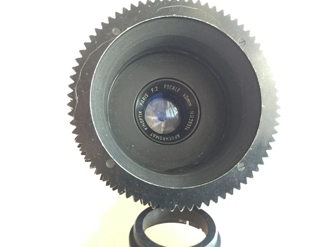KINOPTIK PARIS FOCALE F= 2 40mm APOCHROMAT Cameflex mount £4,499.00 ...