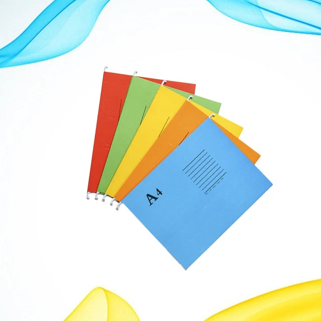 5 PCS A4 Folder Office Letter Size File Folders Hanging Document ...