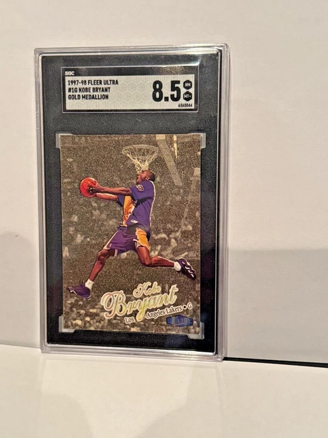 1997-98 FLEER ULTRA KOBE BRYANT « médaillon d'or » #1G SGC 8,5 EUR 74 ...