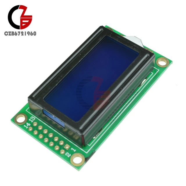 0802 LCD 8X2 Character LCD Display Module LCM Blue backlight 5V For ...