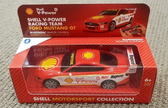 SHELL MOTORSPORT COLLECTION V-power 1/41 Ford Mustang GT die cast scale ...