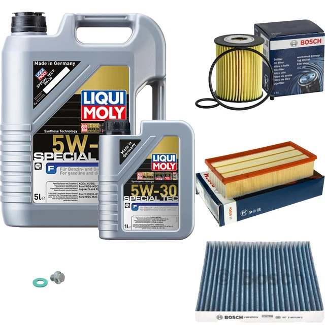 BOSCH INSPECTION SET 6L Liqui Moly Spécial Tec F 5W-30 pour de Toyota EUR 132,32 - PicClick FR