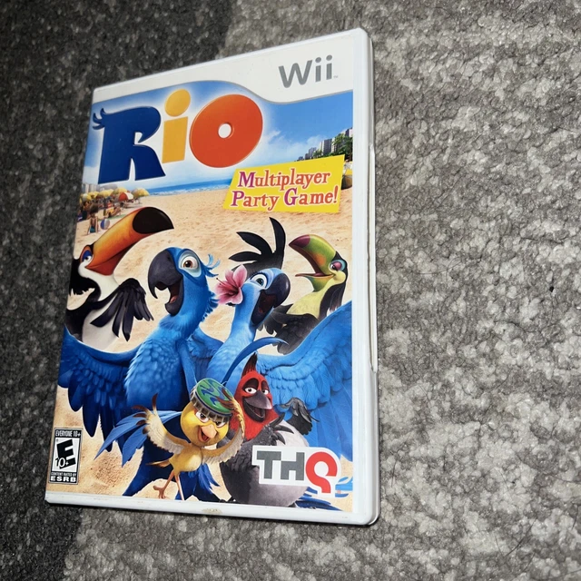 RIO MULTIPLAYER PARTY Game Nintendo Wii 2011 Complete Disc and Manual ...