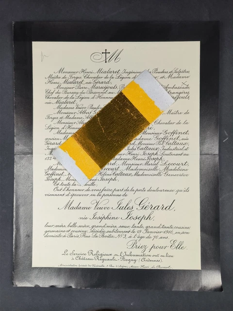 MME GÉRARD NÉE Joséphine Joseph, 1840-1910, Paris, Château Regnault ...