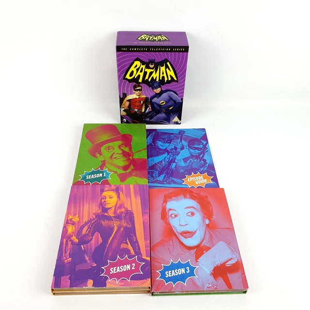 BATMAN COMPLETE SERIES DVD Box Set + Batman the Movie 1966 Region 2 £25 ...