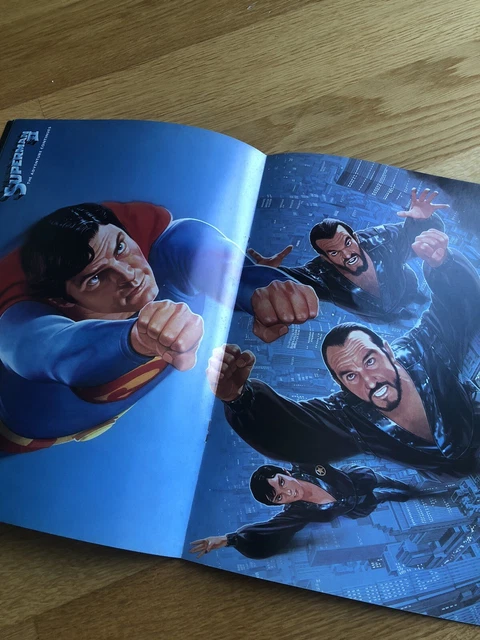 SUPERMAN II 2 Cinema PROGRAMME Christopher Reeve Margot Kidder Gene ...