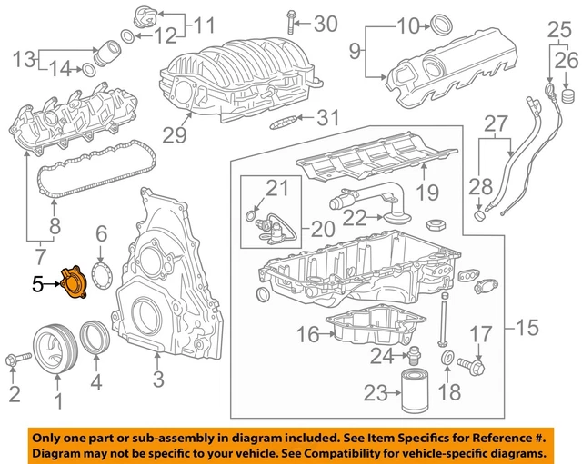 2015-2019 CORVETTE 6.2 Lt4 Lt1 Camshaft Position Magnet New Gm ...