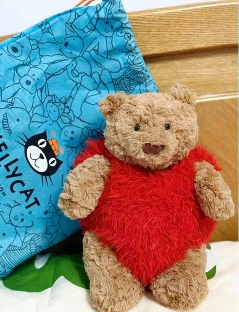 JELLYCAT HEARTTHROB BARTHOLOMEW Bear 26cm Special Edition Plush with ...