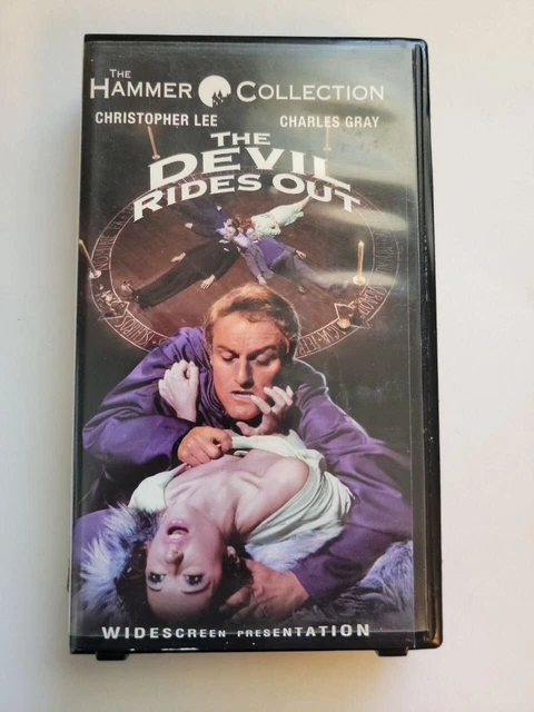 THE DEVIL RIDES Out VHS Clamshell 1968 Hammer Collection Horror ...