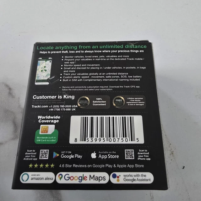 TRACKI MINI 4G GPS Tracker - Real-Time Car, Bike & Luggage, Magnetic UK £19.99 - PicClick UK