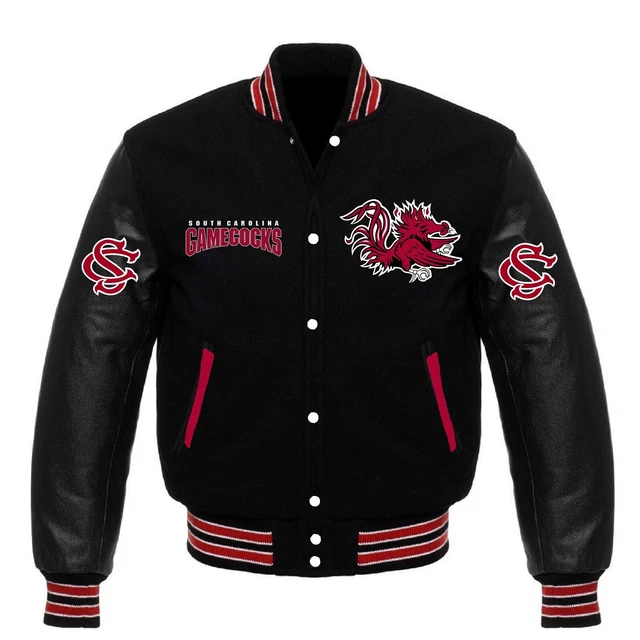 RARE SOUTH CAROLINA Gamecocks NCAA Varsity jacket small med large XL ...