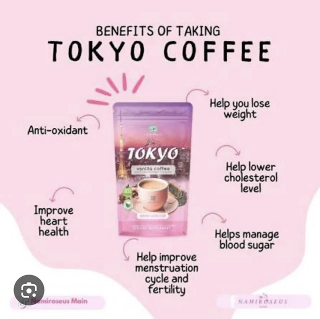 2 X TOKYO Vanilla Coffee 10 Sachets Original New Packaging £31.90 - PicClick UK