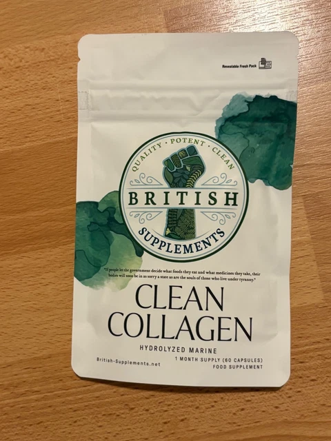 CLEAN GENUINE HYDROLYZED Marine Collagen, Low DA 1,000-2,000 - 1 month ...