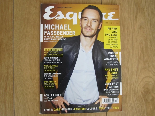 ESQUIRE MAGAZINE AUTUMN / Winter 2012 Michael Fassbander,New. £83.91 - PicClick UK