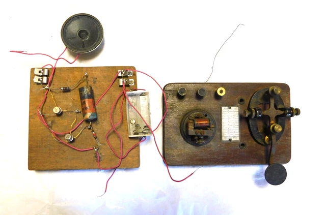 VINTAGE SIGNAL ELECTRIC Morse Code Practice Telegraph Key + Homemade ...