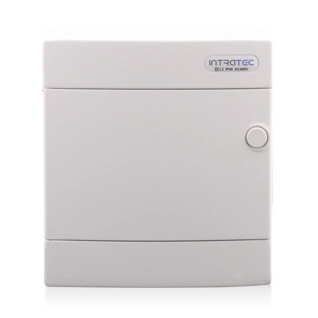 FLUSH-MOUNTED FUSE BOX IP40 Enclosure 1 Series 8 Modules White Door £13 ...
