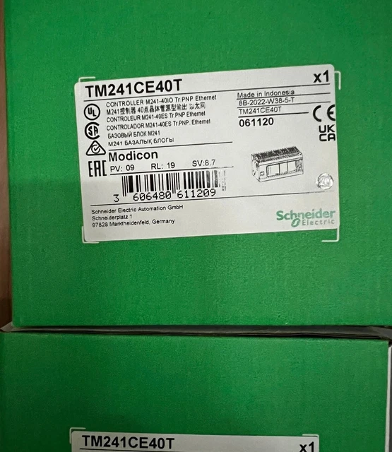 NEW AND UNOPENED TM241CE40T Programmable Logic Controller Module ...
