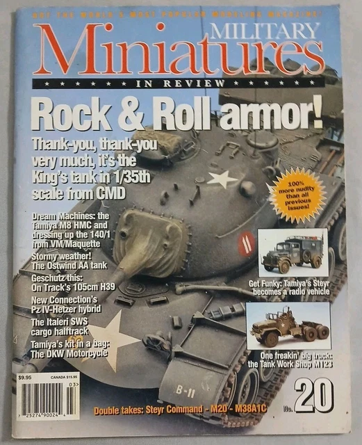 MILITARY MINIATURES IN Review Magazine #20 Rock & Roll Armor! £6.06 ...