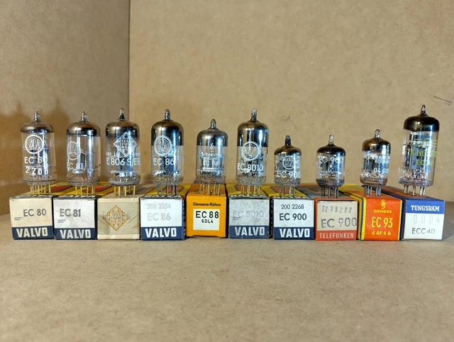 ELEKTRONEN RÖHRE TUBE Tubo EC80, EC81, EC86, EC88,EC900,EC93,EC806,EC8010,ECC40 EUR 19,00 ...