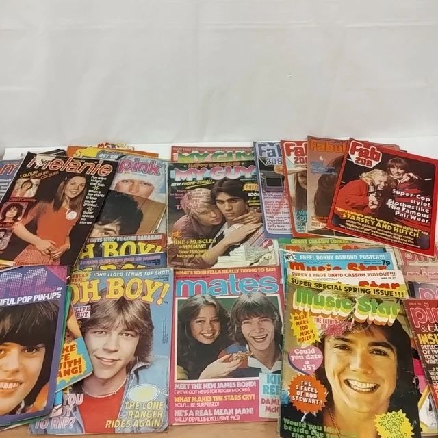 1970S TEEN MAGAZINE (Melanie, Music Star, Oh Boy, Pink, Look-in, Fab ...