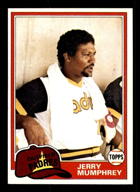 1981 TOPPS BASEBALL #556 Jerry Mumphrey EX/MT or Better *aa1 EUR 1,10 ...