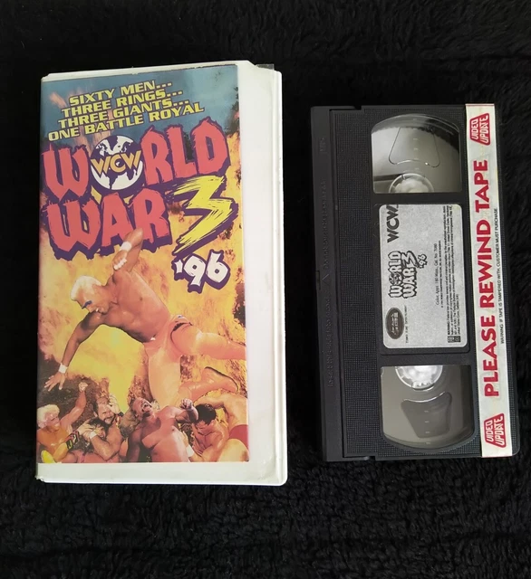 WCW WORLD WAR 3 (1995) VHS (NTSC) 100% Original Video WWF WWE AEW £34.99 - PicClick UK