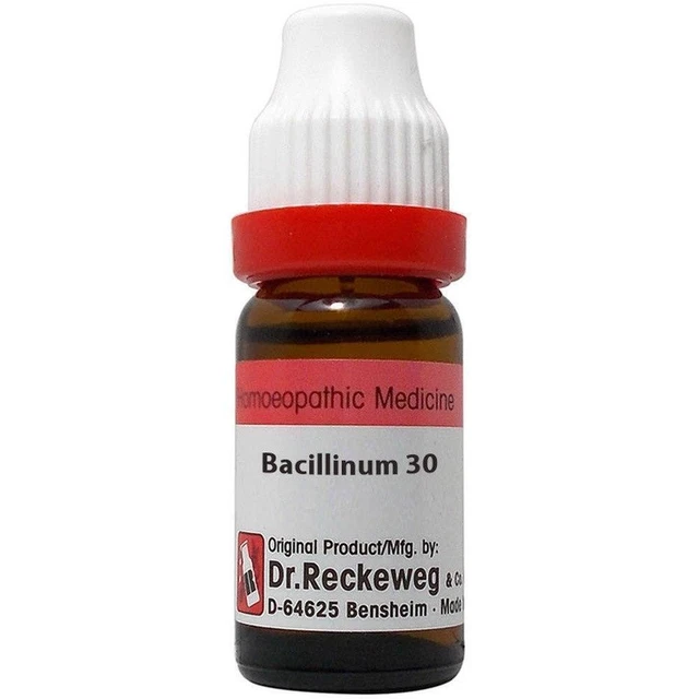 DILUTION HOMÉOPATHIQUE DE bacillinum Dr.Reckeweg Allemagne 11 ml EUR 13 ...