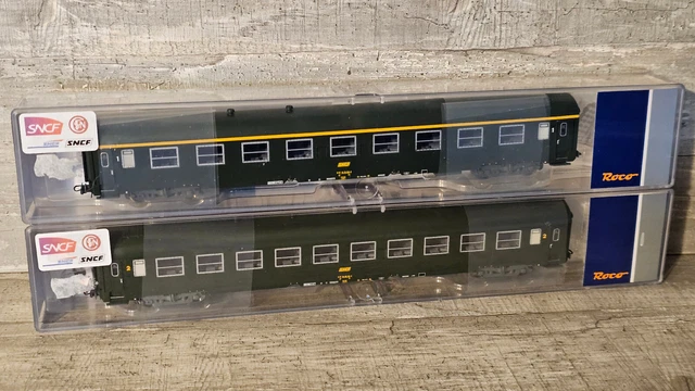 ROCO H0 74355+74356 Personenwagen Set SNCF Typ UIC-Y EUR 149,00 ...
