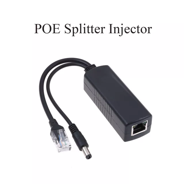 PASSIVE POE INJECTOR Splitter over Ethernet Adapter For IP Camera LAN ...