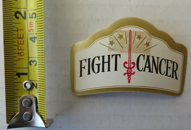 VINTAGE FIGHT CANCER Beer Neck Label (Inv34200) $3.95 - PicClick CA
