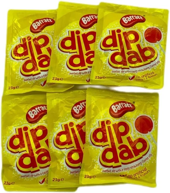 BARRATT SHERBERT DIP Dabs 23g - Pack of 6 £4.65 - PicClick UK