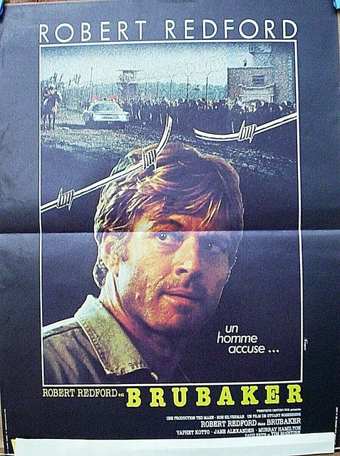 AFFICHE BRUBAKER (ROBERT Redford) 60x40 cm EUR 12,00 - PicClick FR