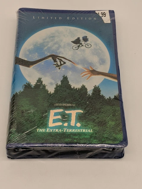 E.T. THE EXTRA-TERRESTRIAL VHS, 2002 Limited Edition Clamshell Sealed ...