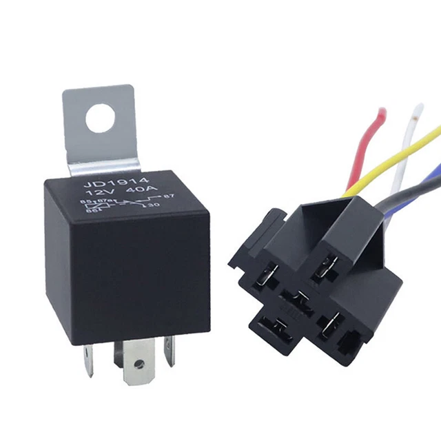 5 PIN 40A Waterproof Car Relay Long Life Automotive DC Relays Air Light ...