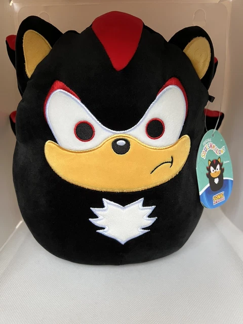 SHADOW SQUISHMALLOW SONIC the Hedgehog 10" Plush Soft Toy Black Sega ...