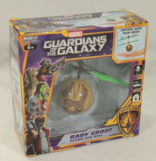 MARVEL GUARDIANS OF the Galaxy Baby Groot IR UFO Ball Helicopter USB ...