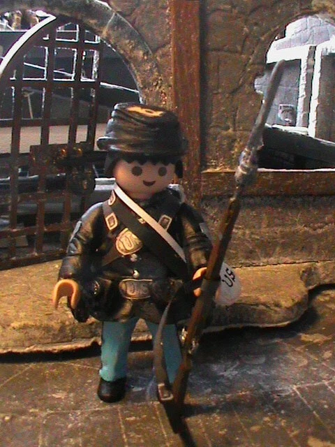 PLAYMOBIL CUSTOM SERGENT Major 54 Th. Massachusetts Ref-007 EUR 39,67 ...