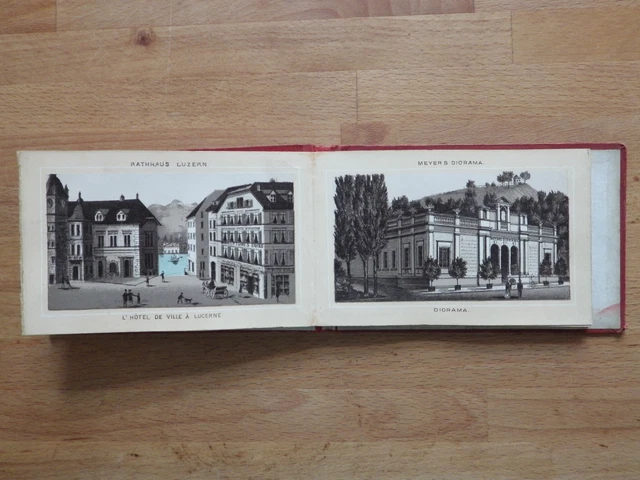 CAHIER ANCIEN DE RIGI Lac des IV Cantons Route du Saint-Gothard 1898 (6499 EUR 37,47 - PicClick FR