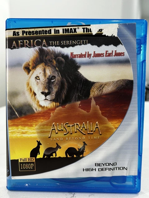AFRICA: THE SERENGETI and Australia: Land Beyond Time Blu-ray IMAX $15. ...