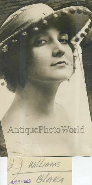 SILENT FILM ACTRESS Clara Williams Antico Foto EUR 16,69 - PicClick FR