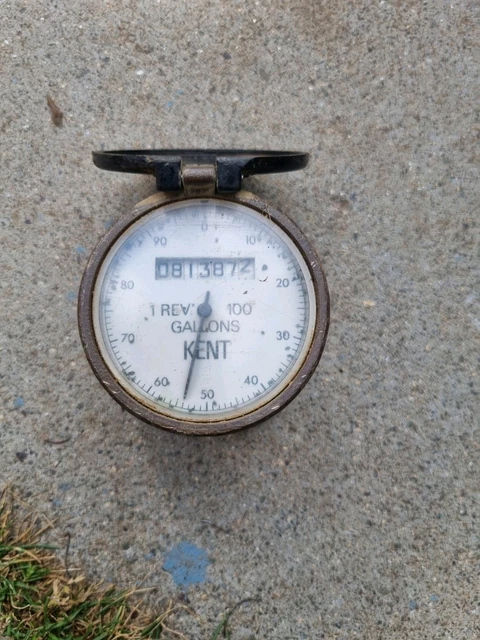 ANTIQUE PETROL PUMP Meter By George Kent Ltd (Luton England) ? £9.95 ...