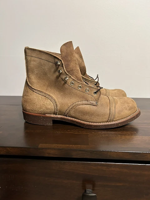 RED WING 8113 Iron Ranger 11 Hawthorne Muleskinner Nitrile Cork ...