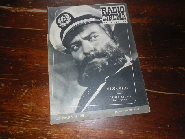 A VOIR !! ANCIEN PROGRAMME n° 335 " RADIO CINEMA TELEVISION " - 1956 ...
