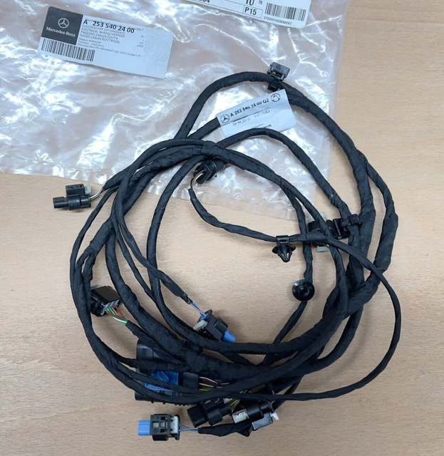 NEW GENUINE MERCEDES GLC W253 Parking Sensor Wiring Loom Harness Front ...