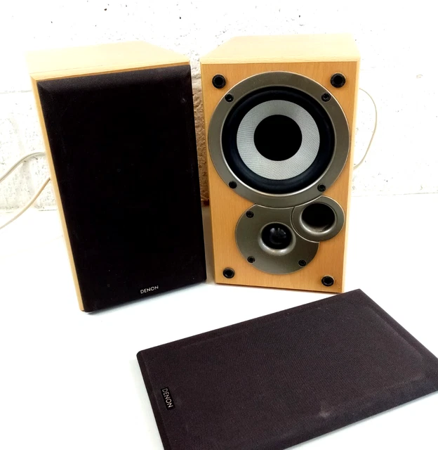 DENON SC-M50 BOOKSHELF HiFi Stereo Speakers Pair £12.99 - PicClick UK