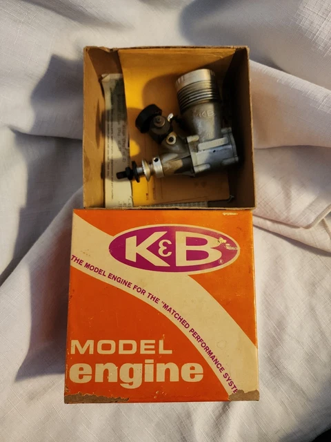VTG. K&B MODEL Engine .40 R/C No 8011 Nitro/Glow Front Rotor With Perry ...