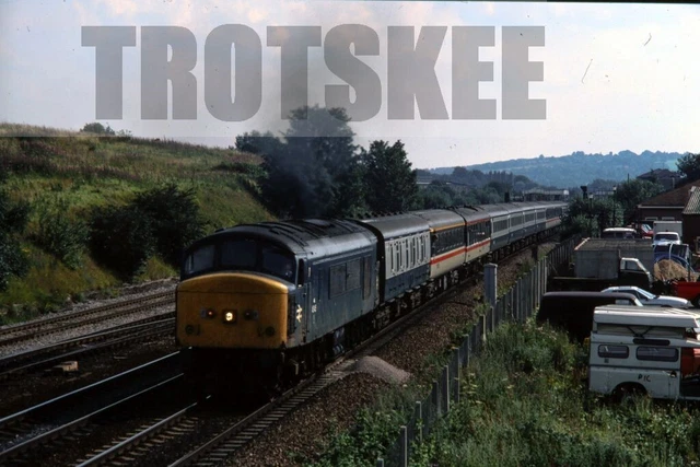 35MM SLIDE BR British Rail Diesel Loco Class 45 45145 Chesterfield 1987 ...