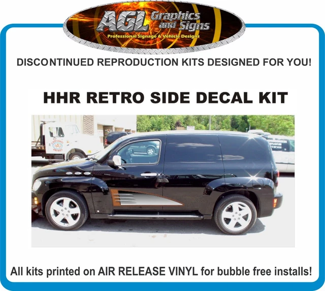 CHEVROLET HHR RETRO Woodgrain Side Graphics Kit Decal $99.99 - PicClick CA